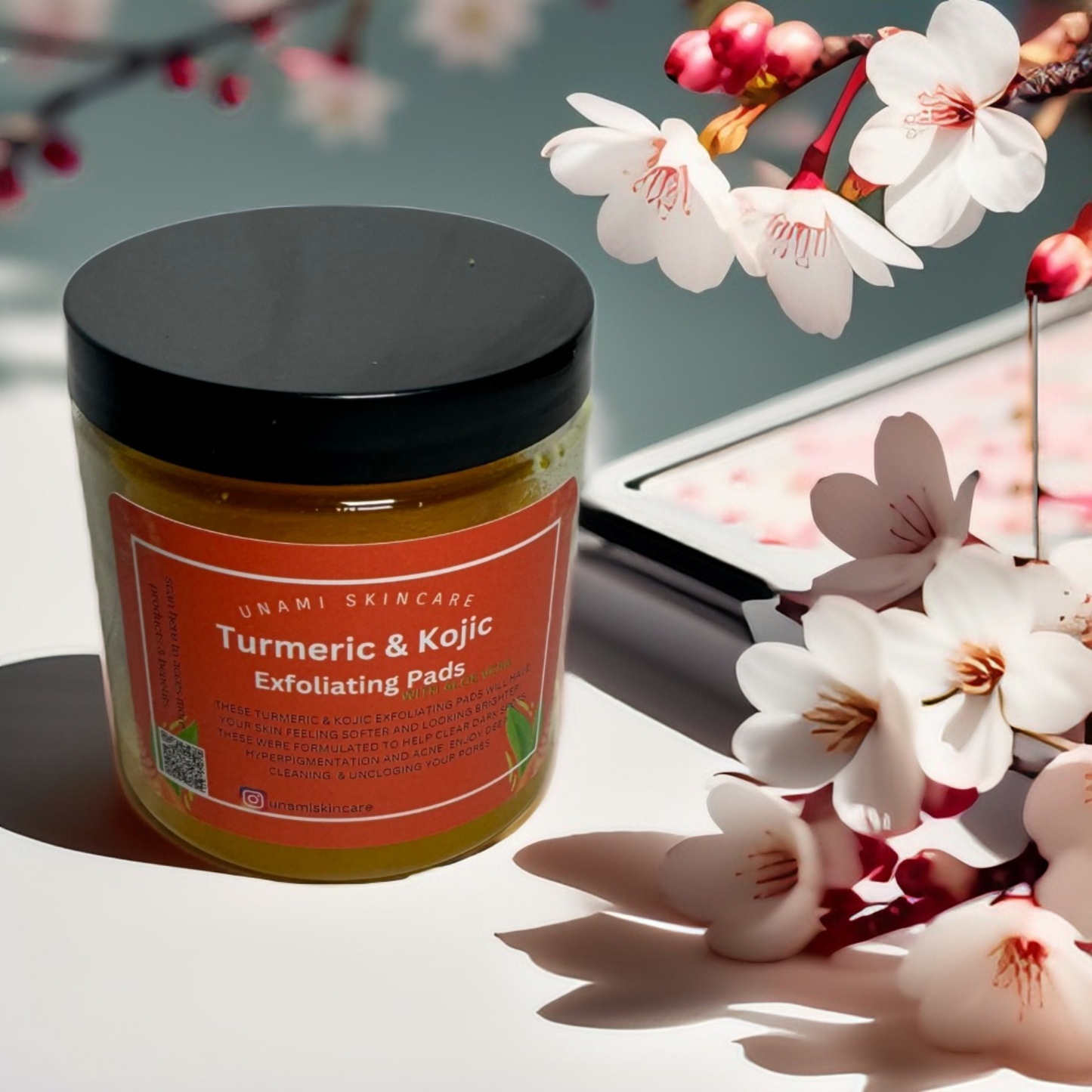 Turmeric & Kojic Acid Exfoliating Pads – unamiskincare